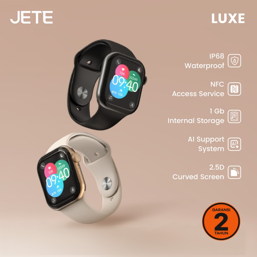 Jual Smartwatch JETE LUXE Jam Tangan 1.85" AMOLED Screen Display ...