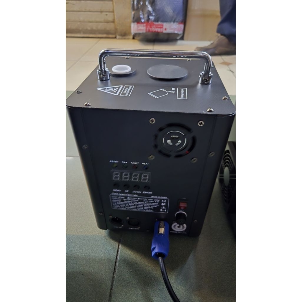 Jual Mesin pyro / Mesin Cold spark remot control & mixer dmx controller ...