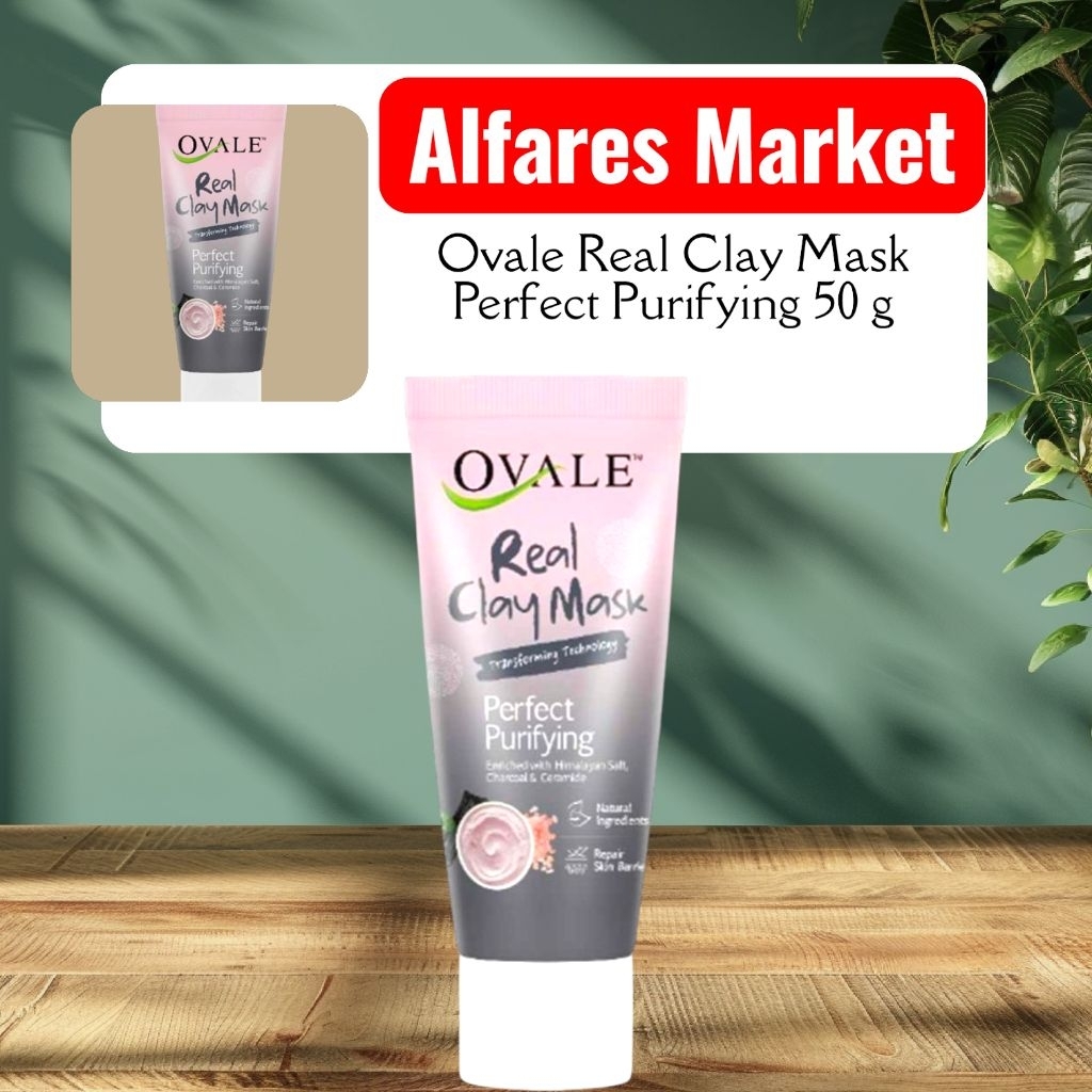 Jual Ovale Real Clay Mask Perfect Purifying 50gr | Shopee Indonesia