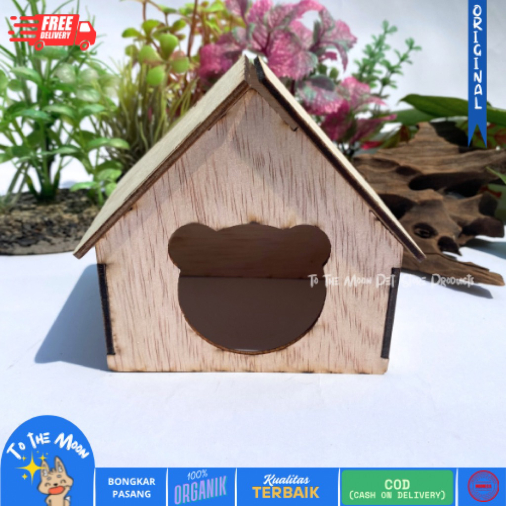 Jual Rumah Hamster | Kandang Hamster Ukuran Sedang | Rumah Hamster Lucu ...
