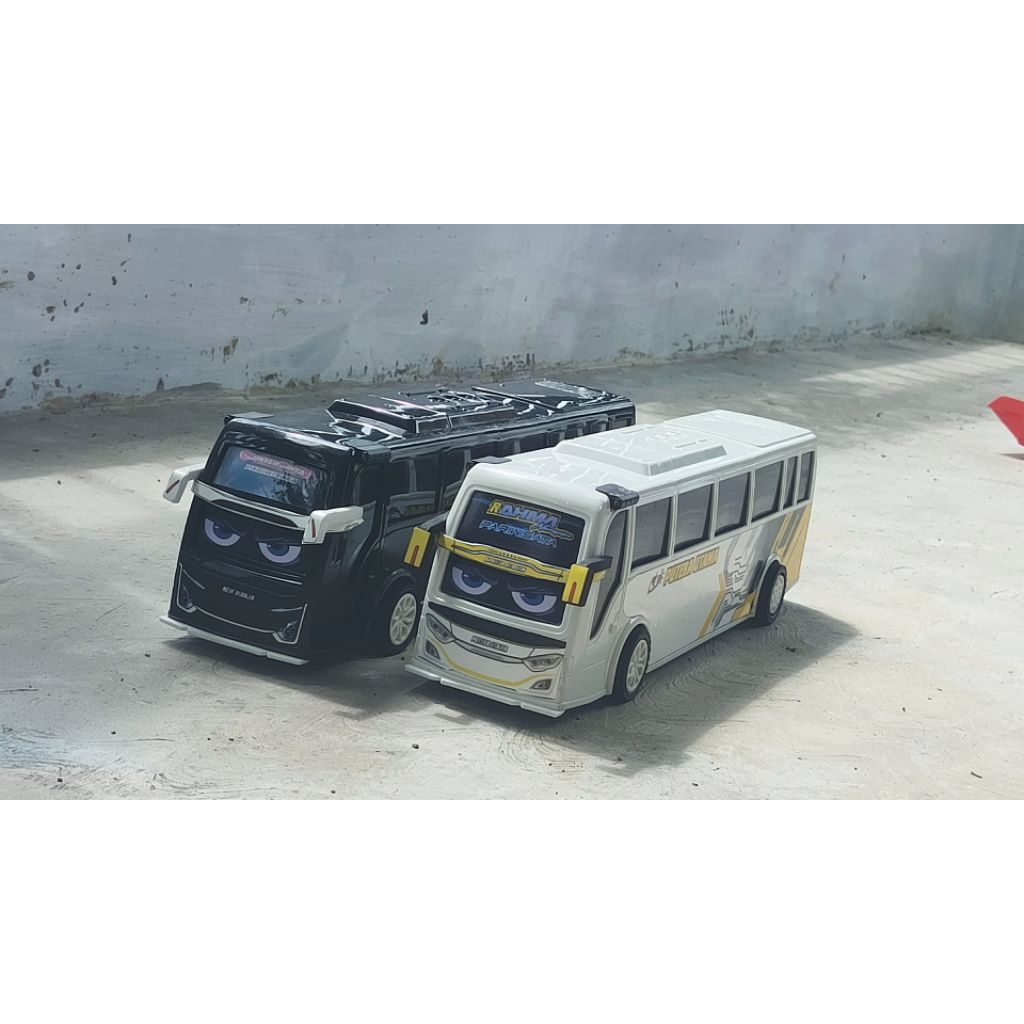 Jual miniatur bus rkc dokter cinta new manja bahan plastik | Shopee ...
