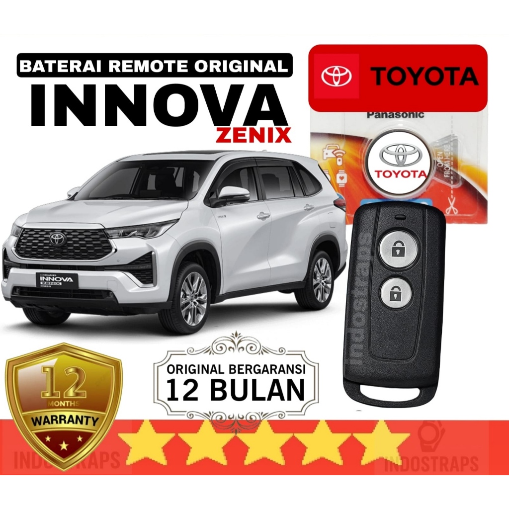 Jual BATERAI REMOTE KEYLESS MOBIL TOYOTA INNOVA ZENIX GARANSI 1 TAHUN ...