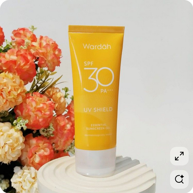 Jual Wardah UV Shield Essential Sunscreen Gel SPF 30 PA+++ / Active ...