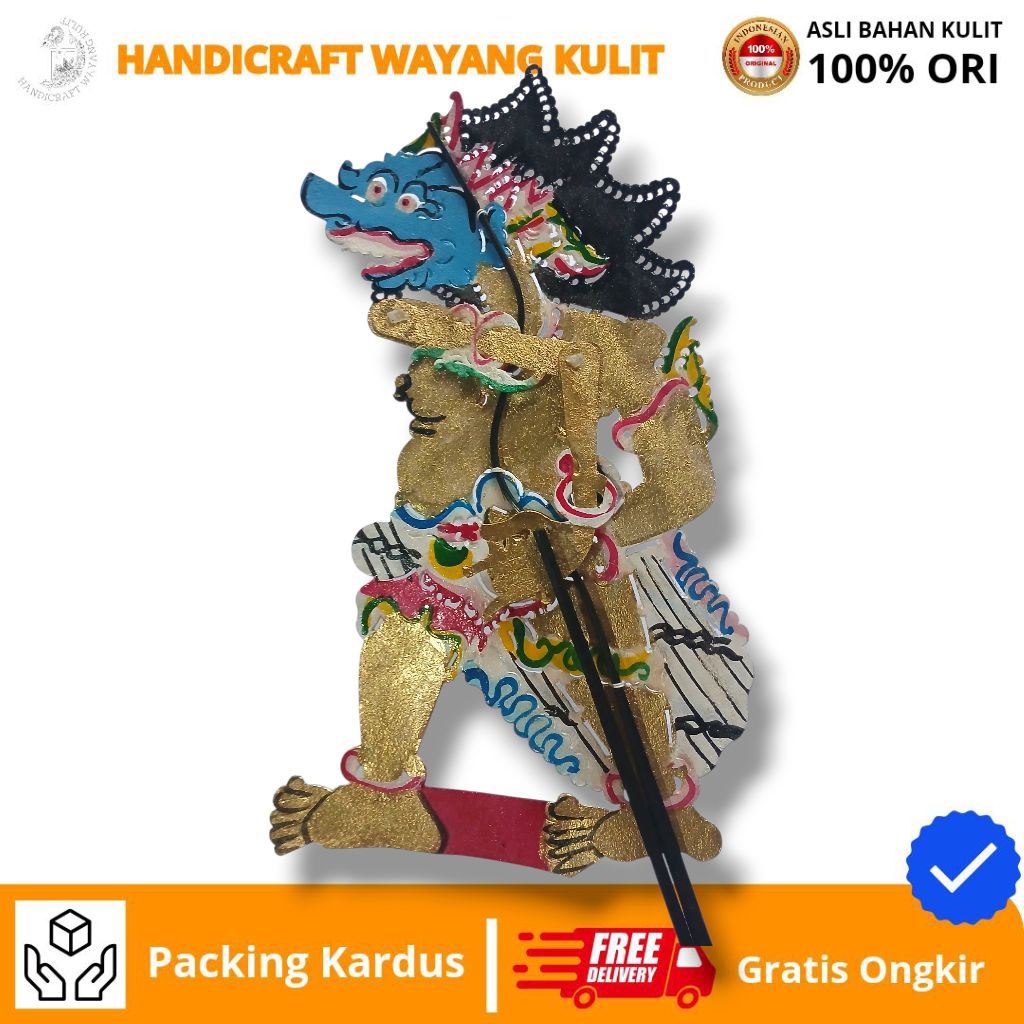 Jual Wayangkulit Store | Wayang Kulit Buto Patih Bahan Kulit Sapi Tebal ...