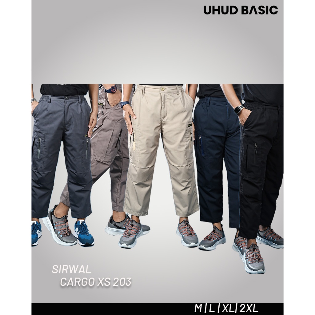 Jual Uhud Basic - Ankle Pants Outdoor Cargo XS203 Celana Panjang Kargo ...