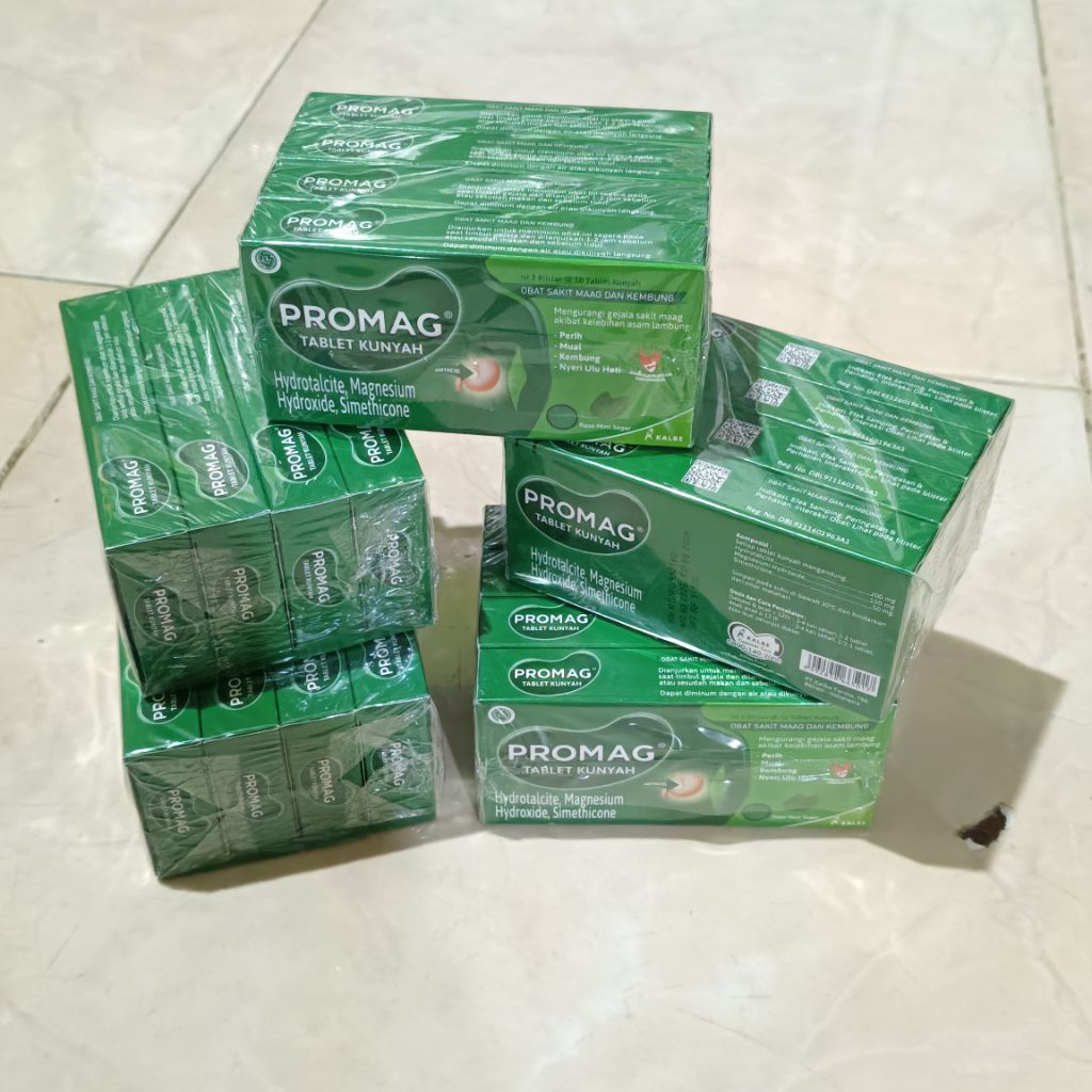 Jual Promag 3 blister x 10 tablet x 4pack | Shopee Indonesia