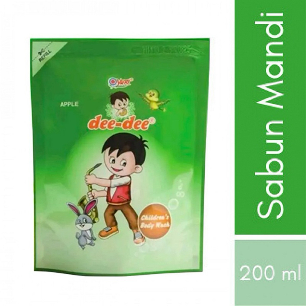 Jual DEE DEE CHILDREN BODY WASH APPLE REFIL 200ml | Shopee Indonesia