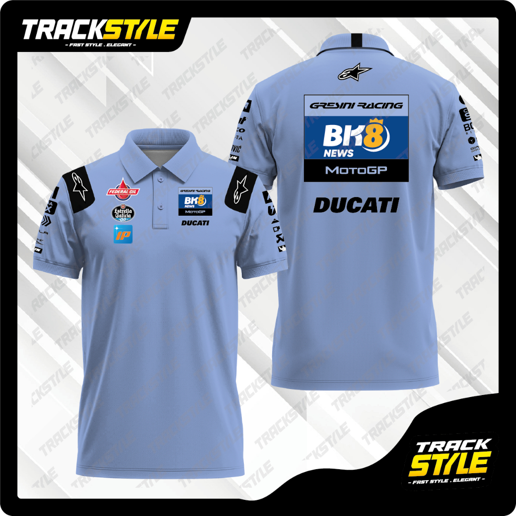 Jual TrackStyle Polo Shirt Gresini Racing Team BK8 Malaysian GP Edition ...