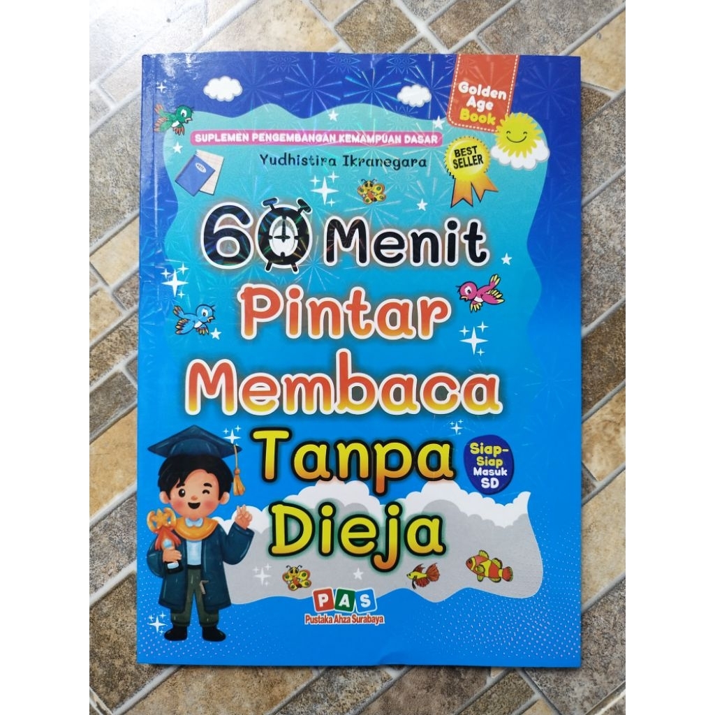 Jual Buku 60 Menit Pintar Membaca Tanpa Dieja| Untuk paud TK dan SD ...