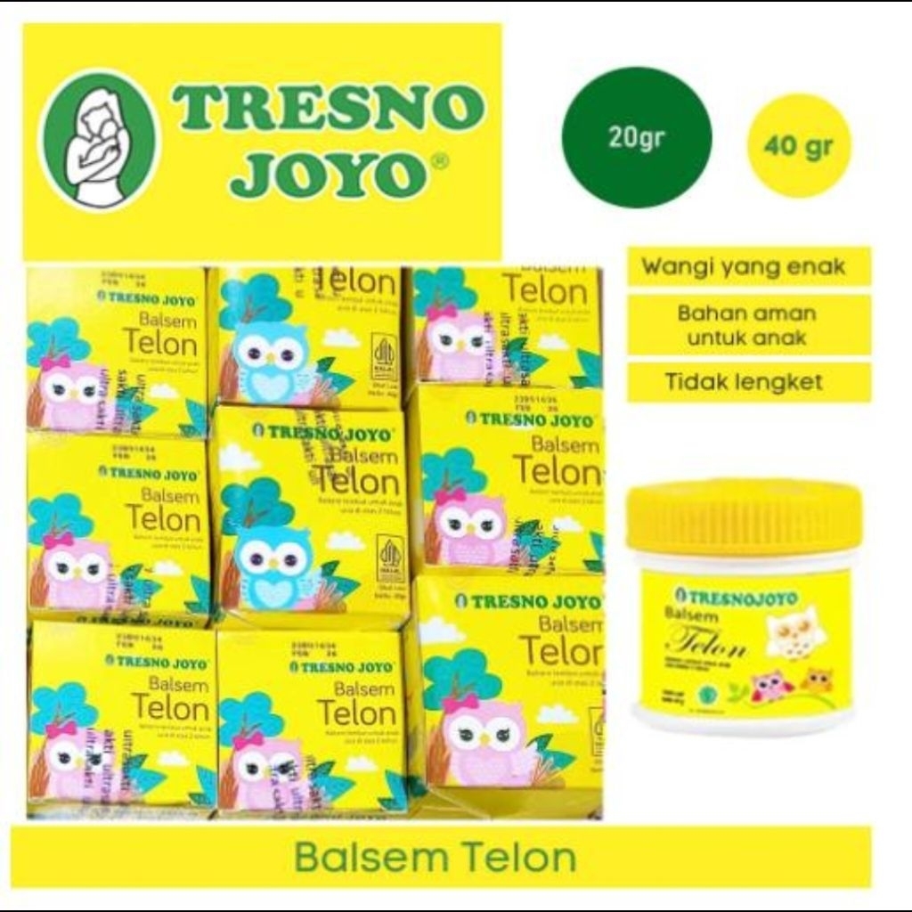 Jual TRESNO JOYO Balsem Telon 20gr 40gr | Shopee Indonesia