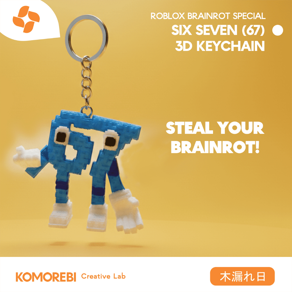 Jual Gantungan Kunci Six Seven 67 Kumpulan Anomali Steal a Brainrot ...