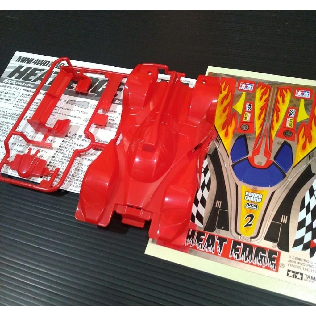 Jual TAMIYA BODY SET HEAT EDGE ORIGINAL LOSSEKIT | Shopee Indonesia