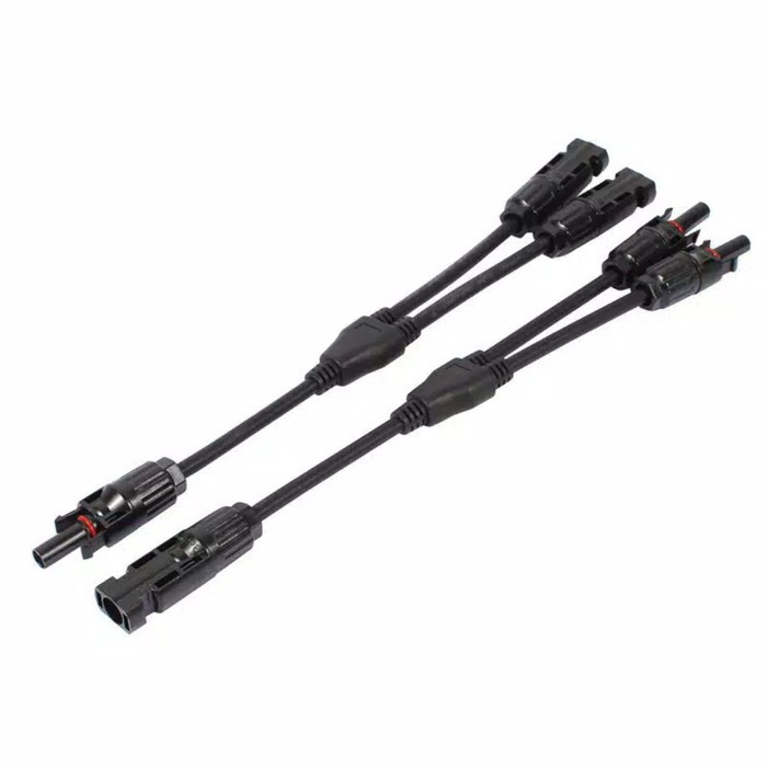 Jual Konektor Panel Surya Mc4 2in1 Cabang 2 High Quality MC4 Conector T ...