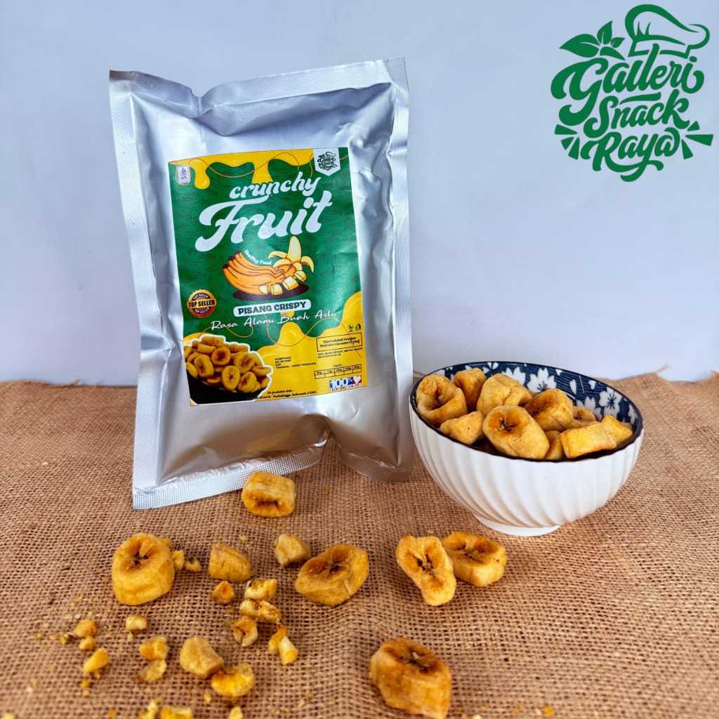 Jual Pisang oven Crispy 500gram/ Pisang oven/Snack Pisang/ pisang ...