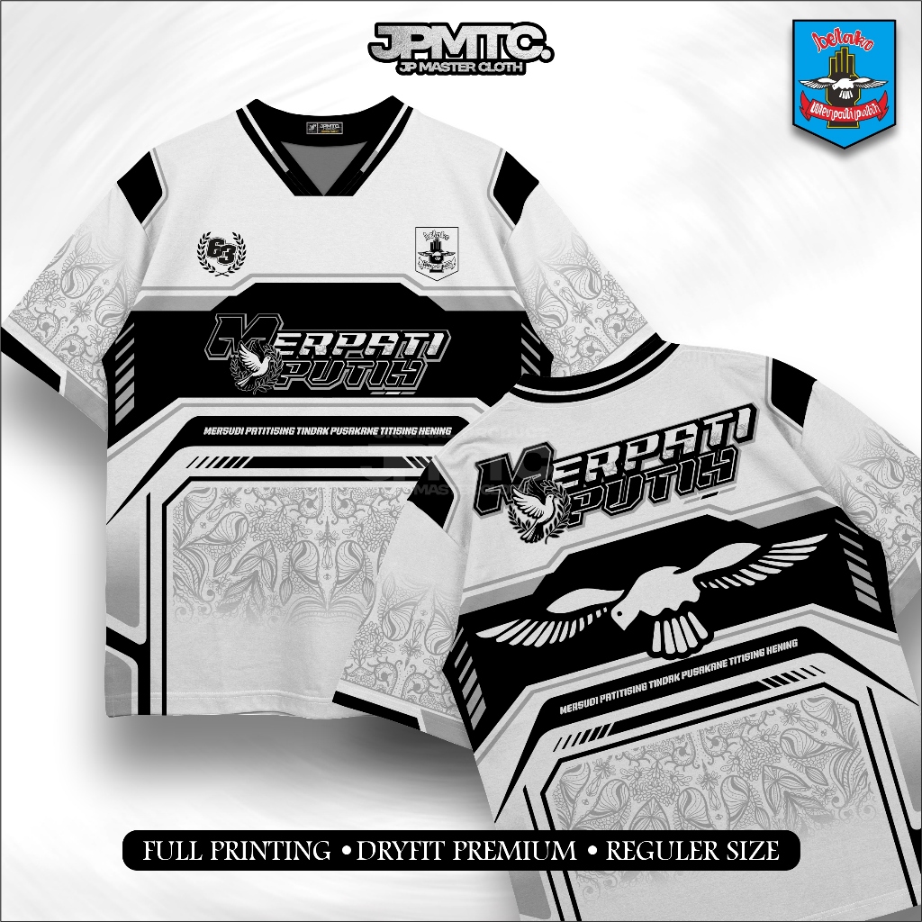 Jual Jersey PPS Betako Merpati Putih Racing Look Full Printing Bahan ...