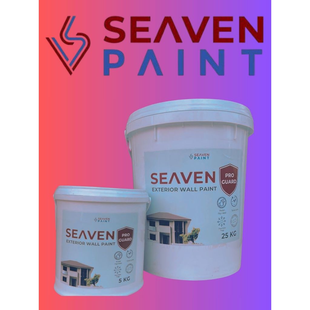 Jual Cat Tembok Exterior SEAVEN PRO GUARD 20L – Tahan Panas & Hujan ...