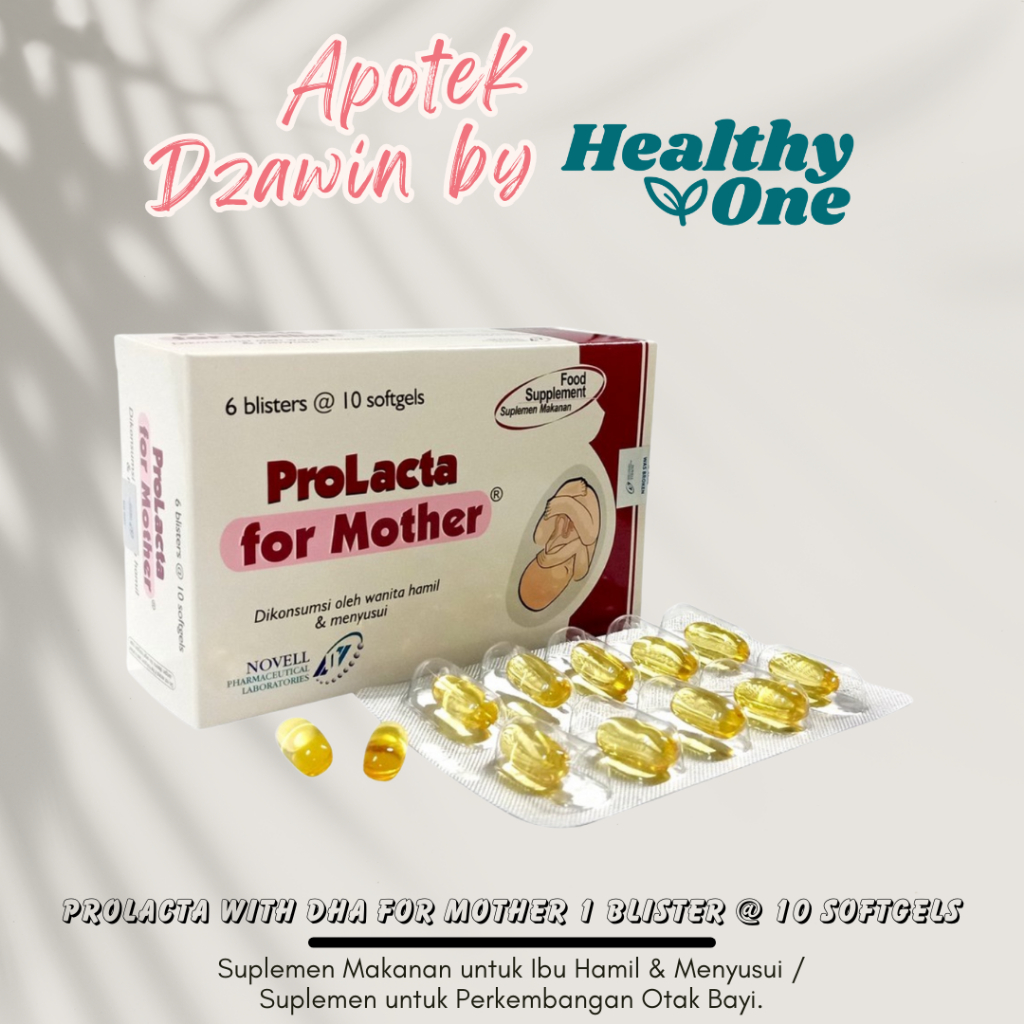 Jual Prolacta With DHA For Mother 1 Blister @ 10 Softgels / Suplemen ...
