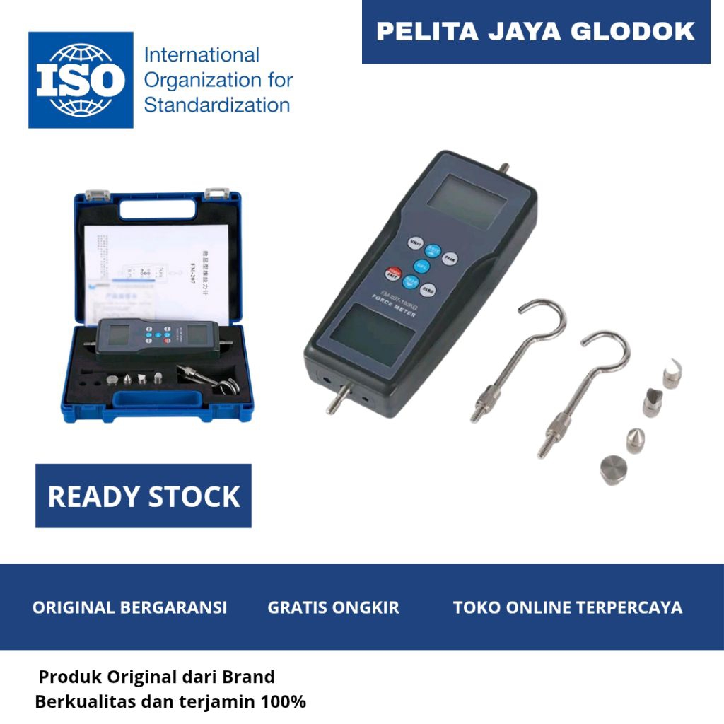 Jual FM-207-100K Force Gauge Digital Push Pull Tester 980N 980N 100kgf ...