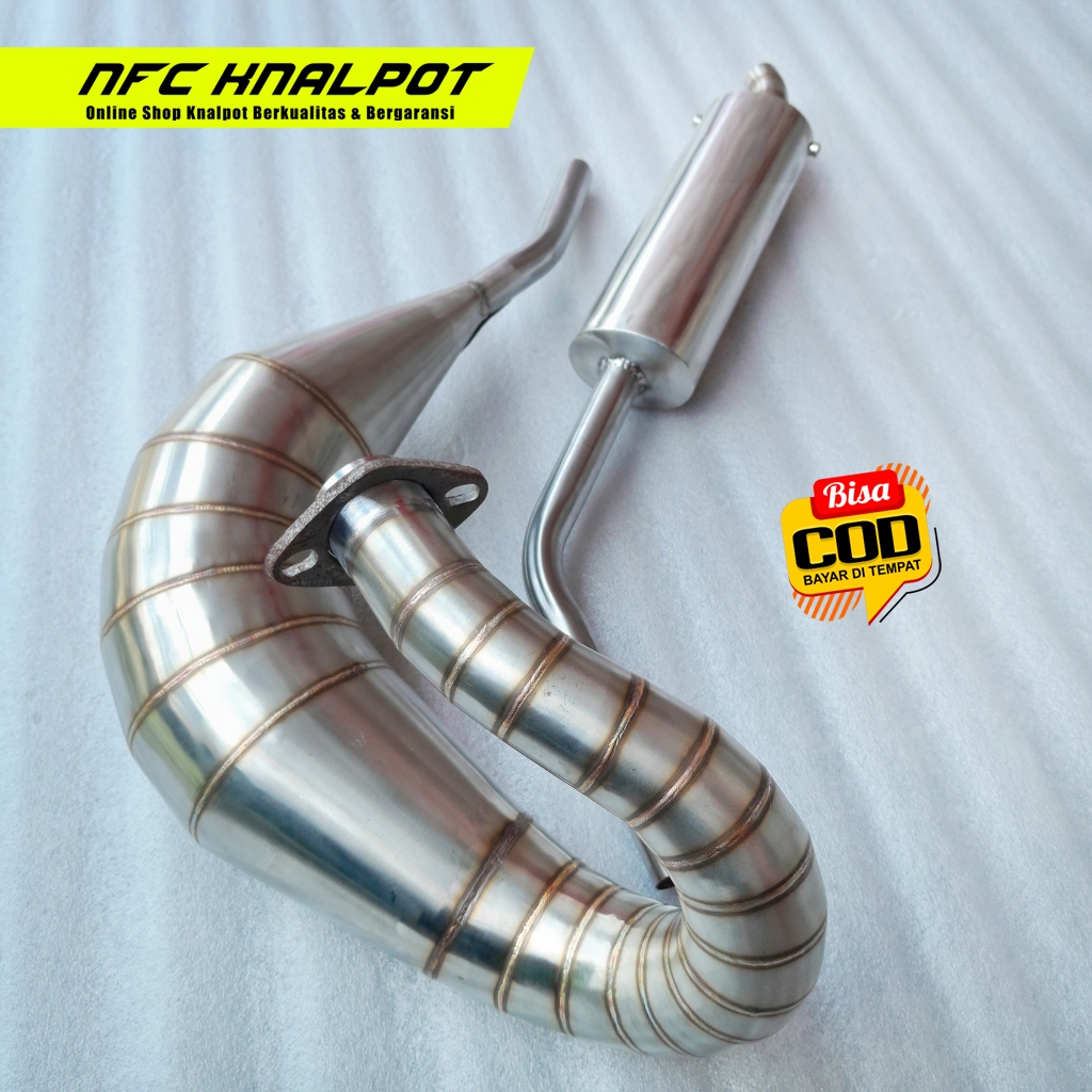 Jual Knalpot Udang Trail Ninja R RR dan SS Stainless Pnp | Shopee Indonesia