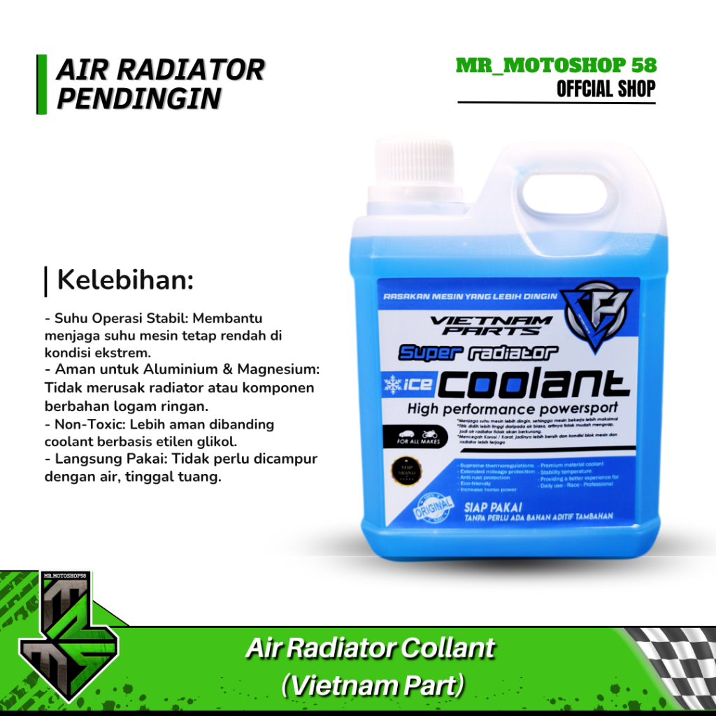 Jual Air Radiator Ice Collant Vietnam Part Air Radiator Motor Pendingin ...