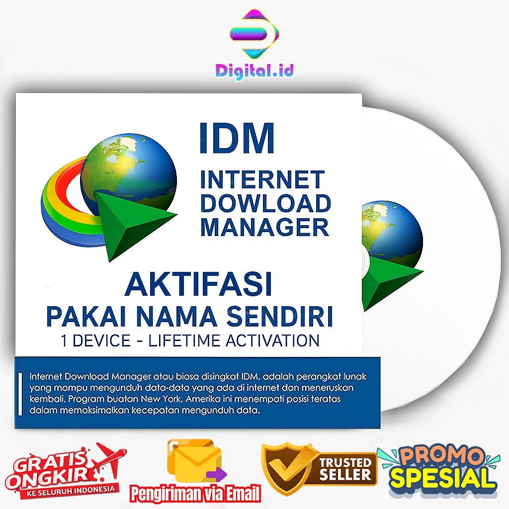 Jual IDM Internet Download Manager PREM1UM FULL VERSION NO.TRIAL Bisa ...