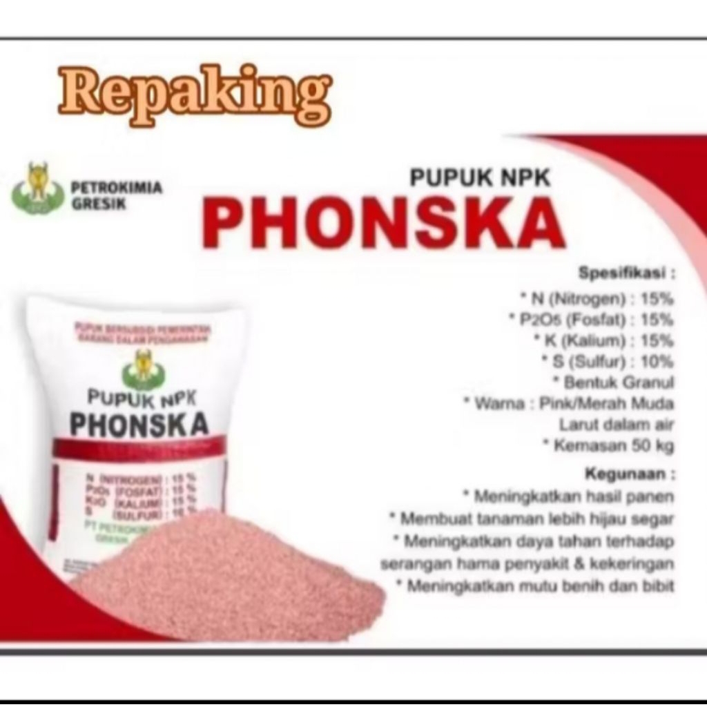 Jual Pupuk Phonska 50g Repack | Shopee Indonesia