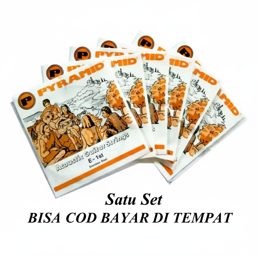 Jual Senar Gitar Murah Senar Pyramid satu set Senar Pyramid Set ...