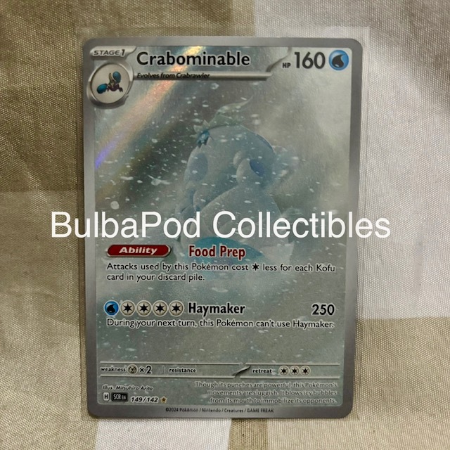 Jual Pokemon TCG English Crabominable SCR 149/142 IR Stellar Crown ...