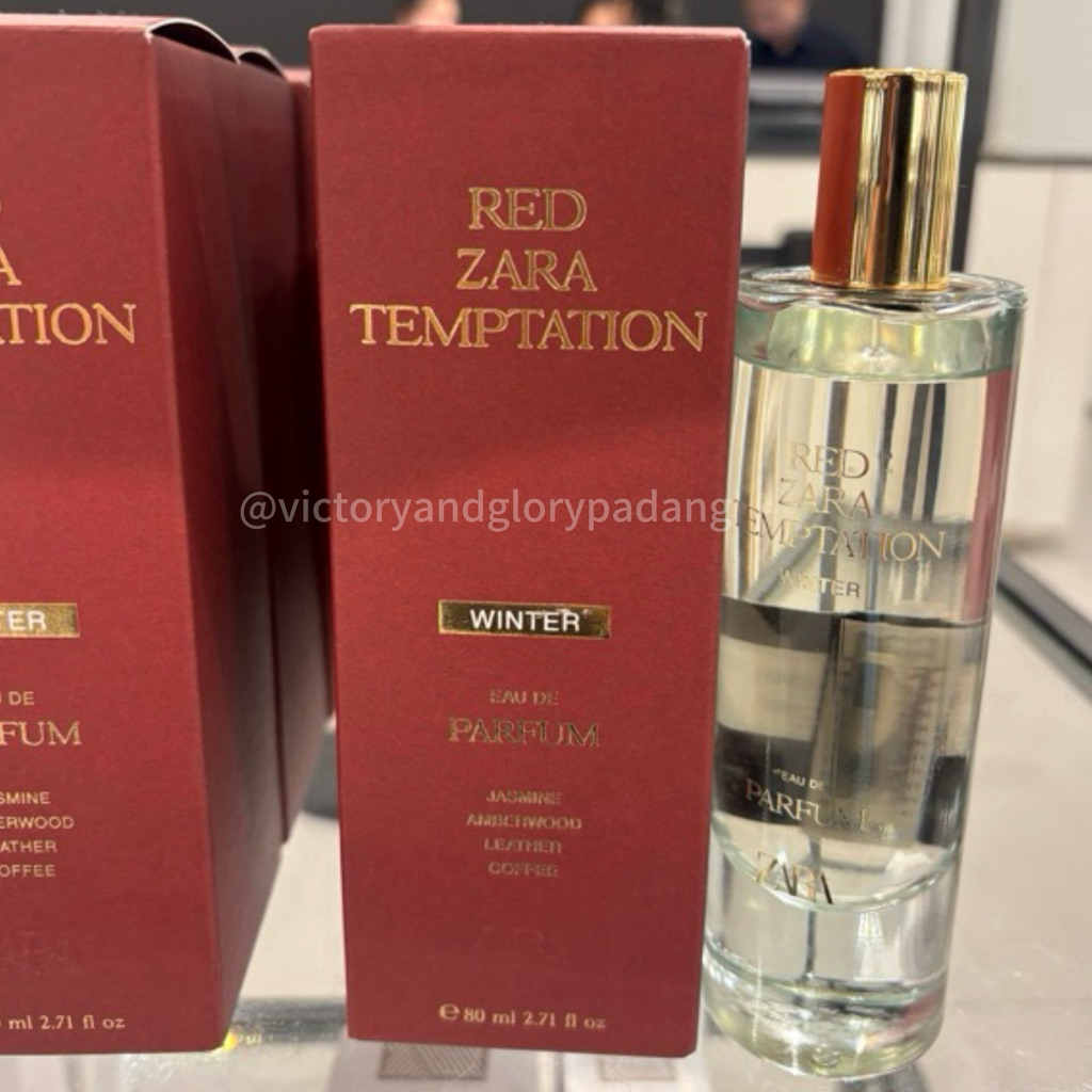 Jual Zara red temptation winter EDP 80ml | Shopee Indonesia