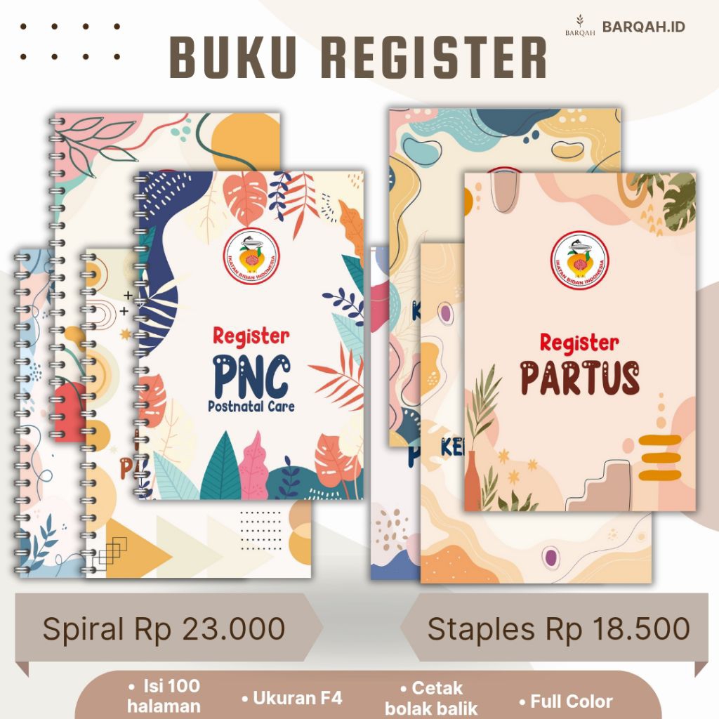 Jual buku besar Buku REGISTER Buku KAS BUKU MTBS (buku kunjungan pasien ...