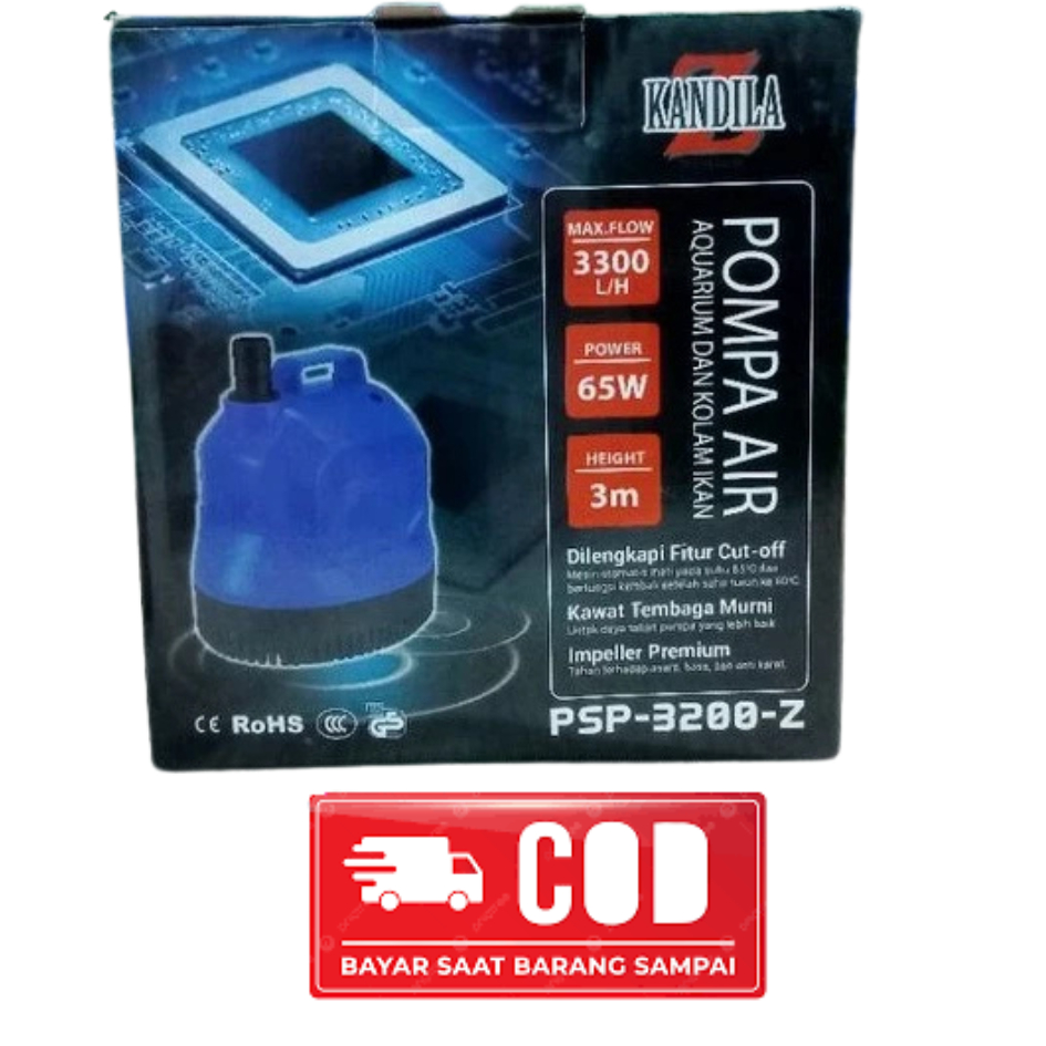 Jual KANDILA PSP 3200 Z Pompa Air Celup Kolam Aquarium Ikan PSP3200Z ...