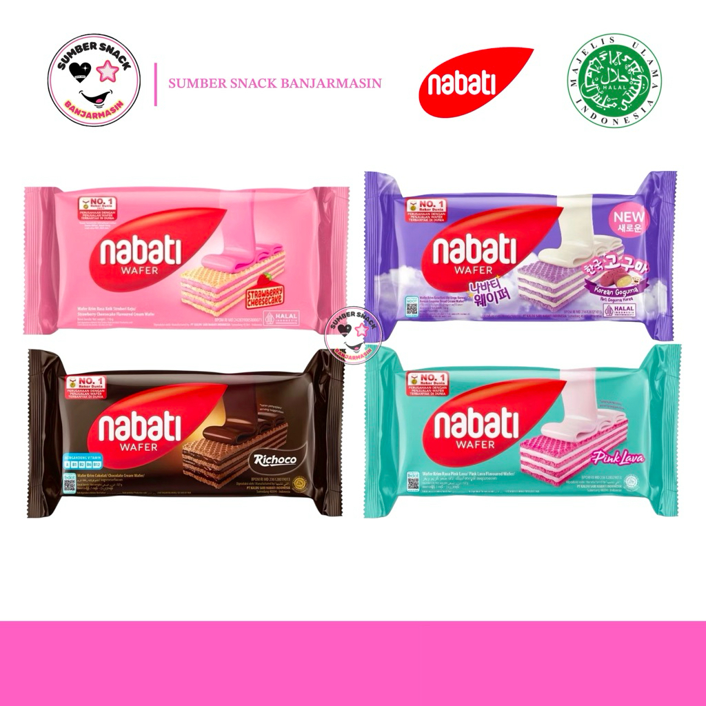 Jual Nabati Wafer (+-110g) (5 Varian Rasa) | Shopee Indonesia