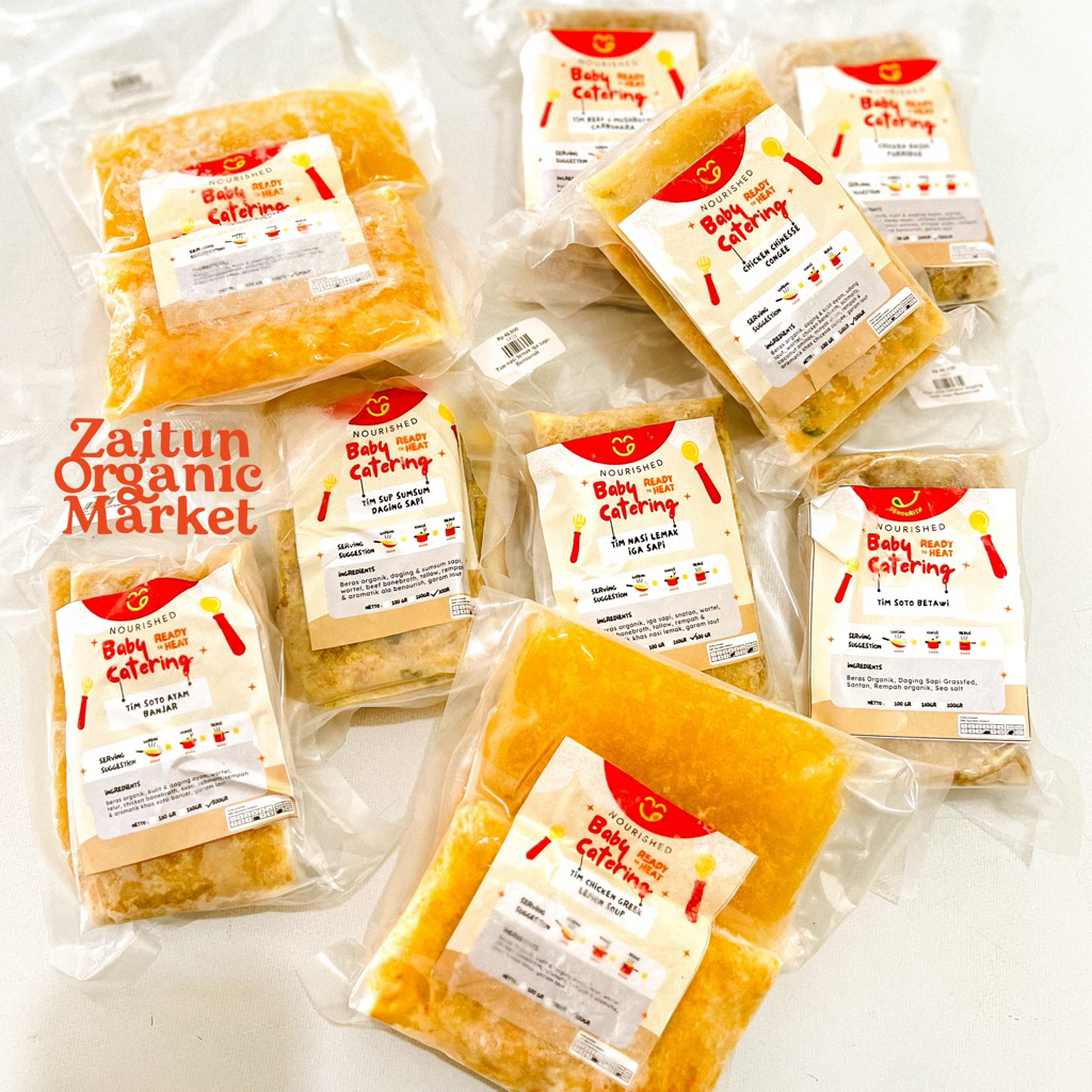 Jual CATERING MPASI ANAK REAL FOOD | MENU NDF | LAUK PAUK ANAK | BUBUR ...