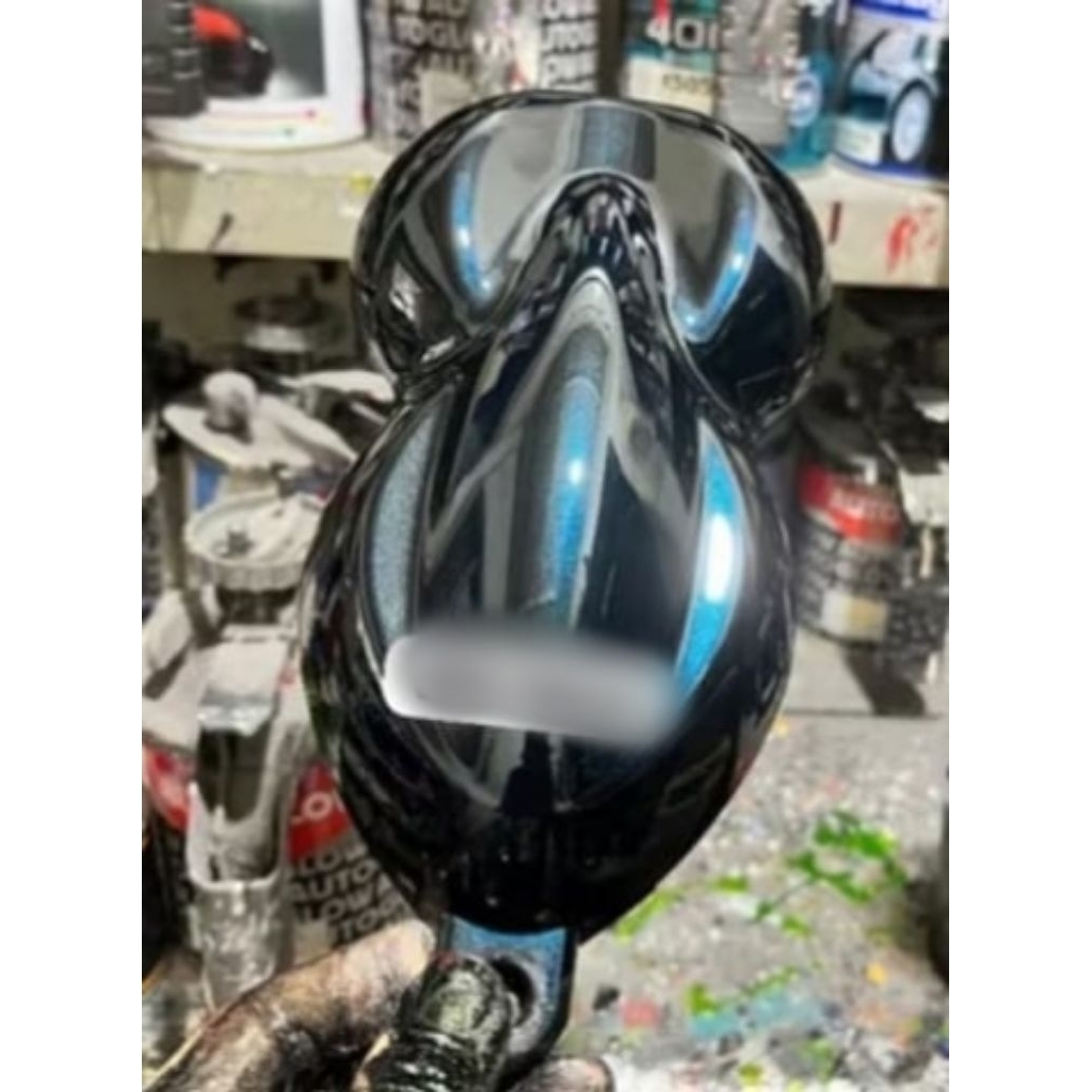 Jual Cat motor warna hitam lembayung biru/ cat hitam Toyota Fortuner ...