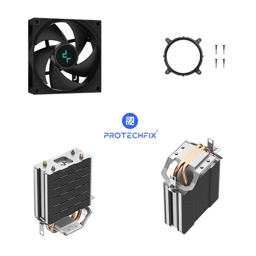 Jual Deepcool AG200 CPU Cooler Fan Processor Single Fan 90mm 4-pin PMW ...
