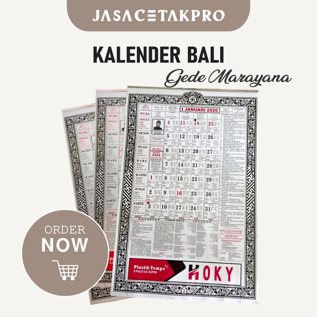 Jual KALENDER BALI 2026 GEDE MARAYANA READY STOCK | Shopee Indonesia