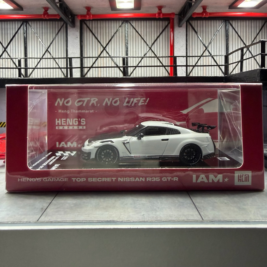 Jual Heng's Garage Top Secret Nissan Skyline GT-R R35 White IAM 2025 ...