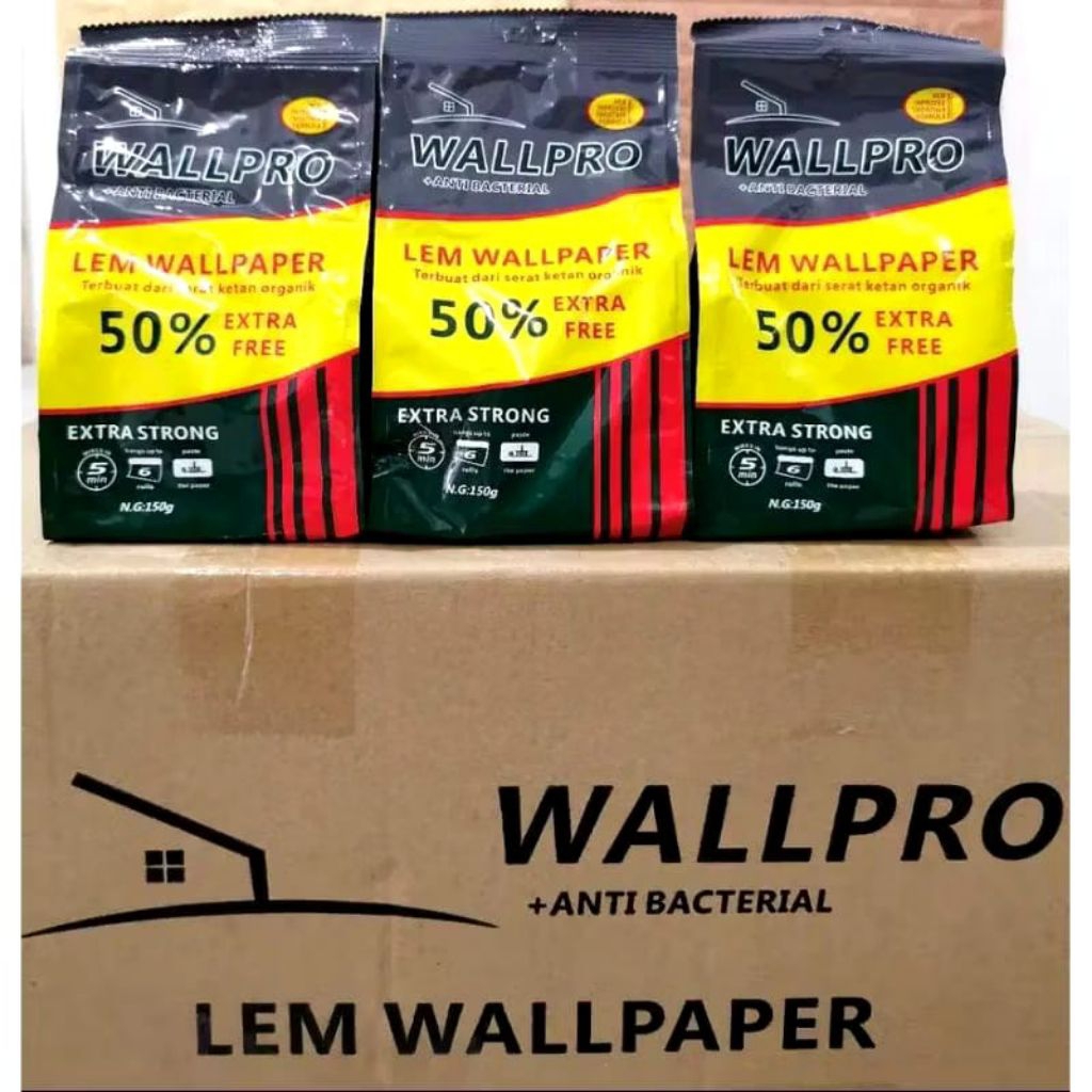 Jual Lem Wallpaper Dinding Lem Wallpro 150gr Lem Sticker Dinding Lem ...