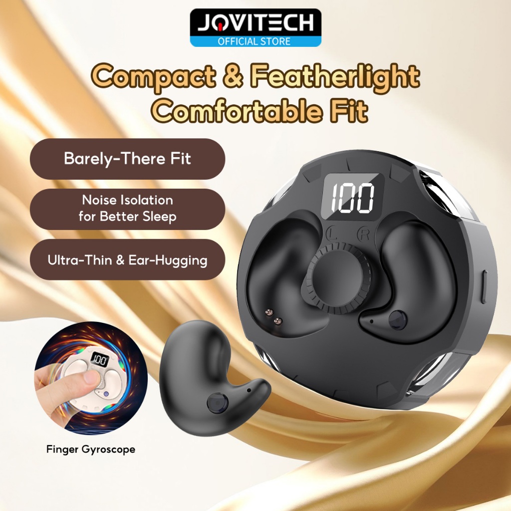 Jual Jovitech EP83E Sleep Earphone Bluetooth TWS Reduction Invisible ...