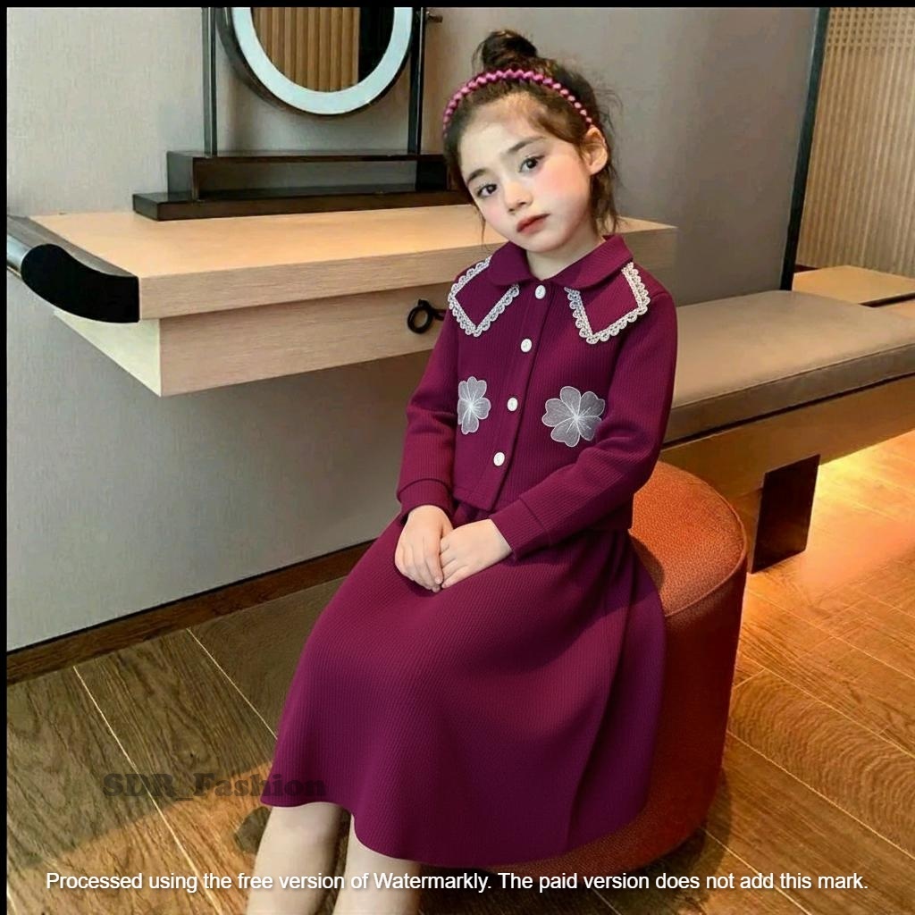 Jual Setelan rok bordir anak perempuan model kekinian memakai desaign ...