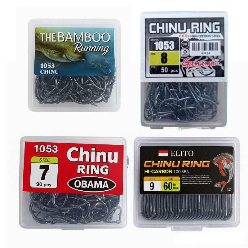 Jual Hook Chinu Ring Obama Gamamis Kail Pancing 1053 Size 1 2 3 4 5 6 7 ...