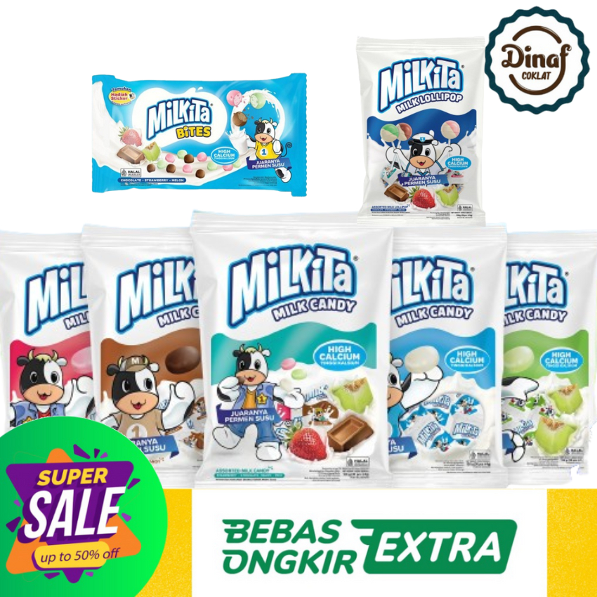 Jual Milkita Candy/ Lollipop/ Bites – 7 Varian Lengkap | Exp Feb 2026 ...