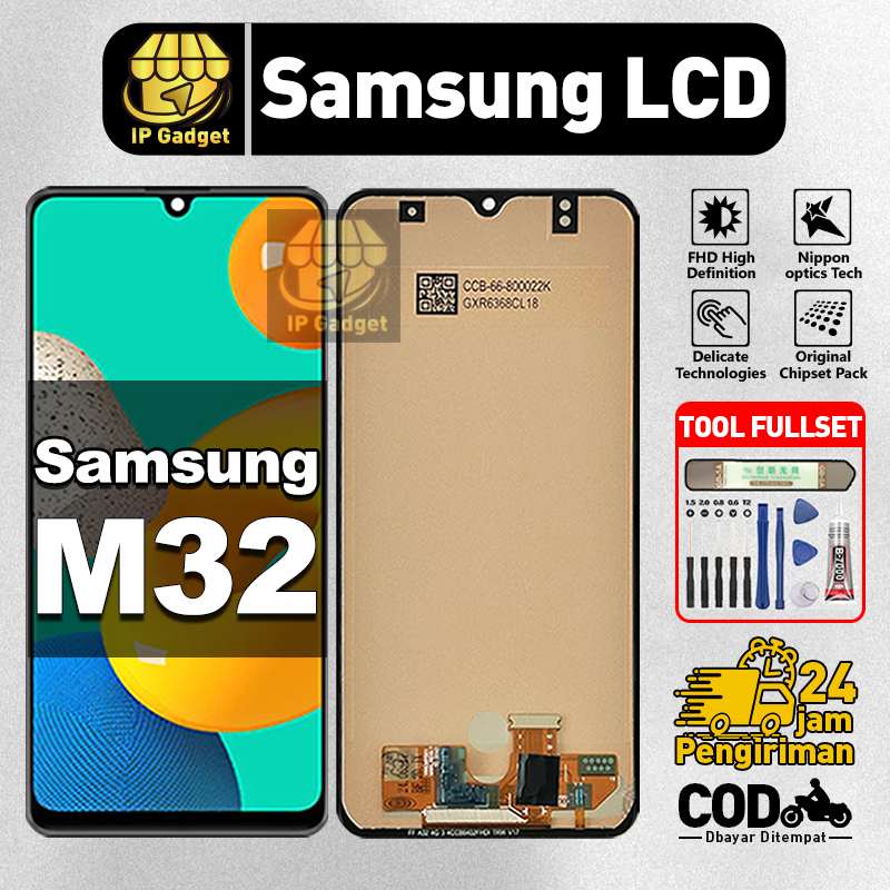 Jual LCD Samsung M32 Fullset Original-IPGadget LCD HP Samsung m32 Asli ...