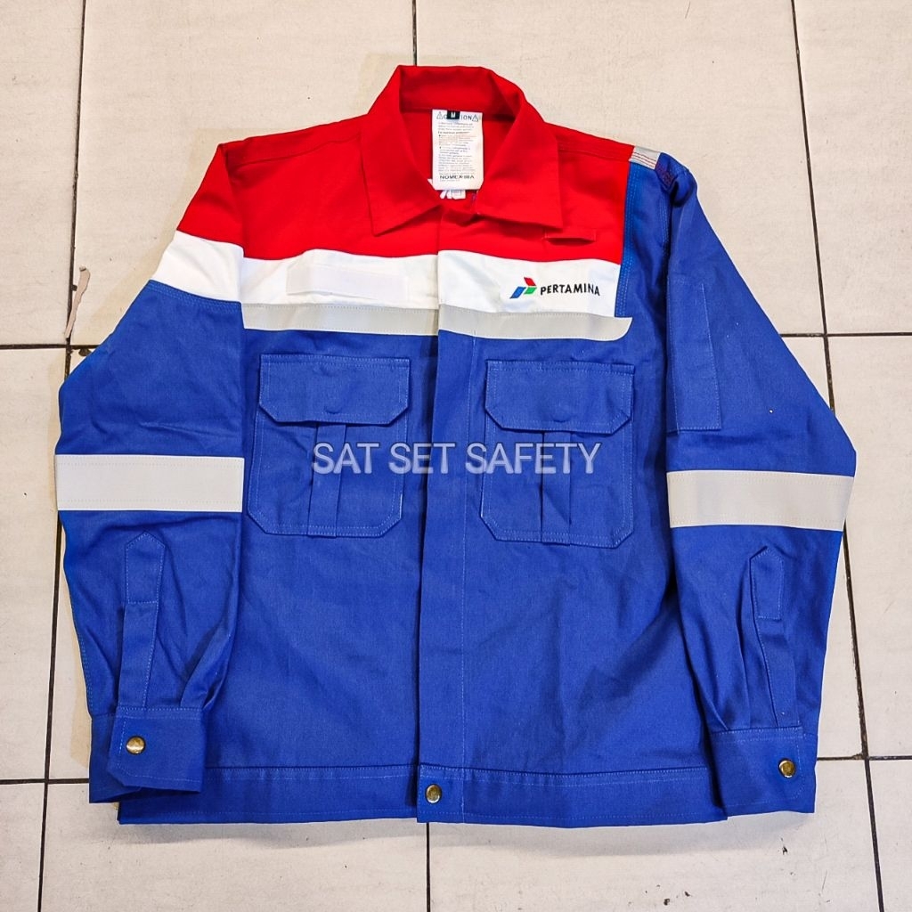 Jual Wearpack Pertamina Nomex Original / Wearpack Atasan Nomex 3A ...