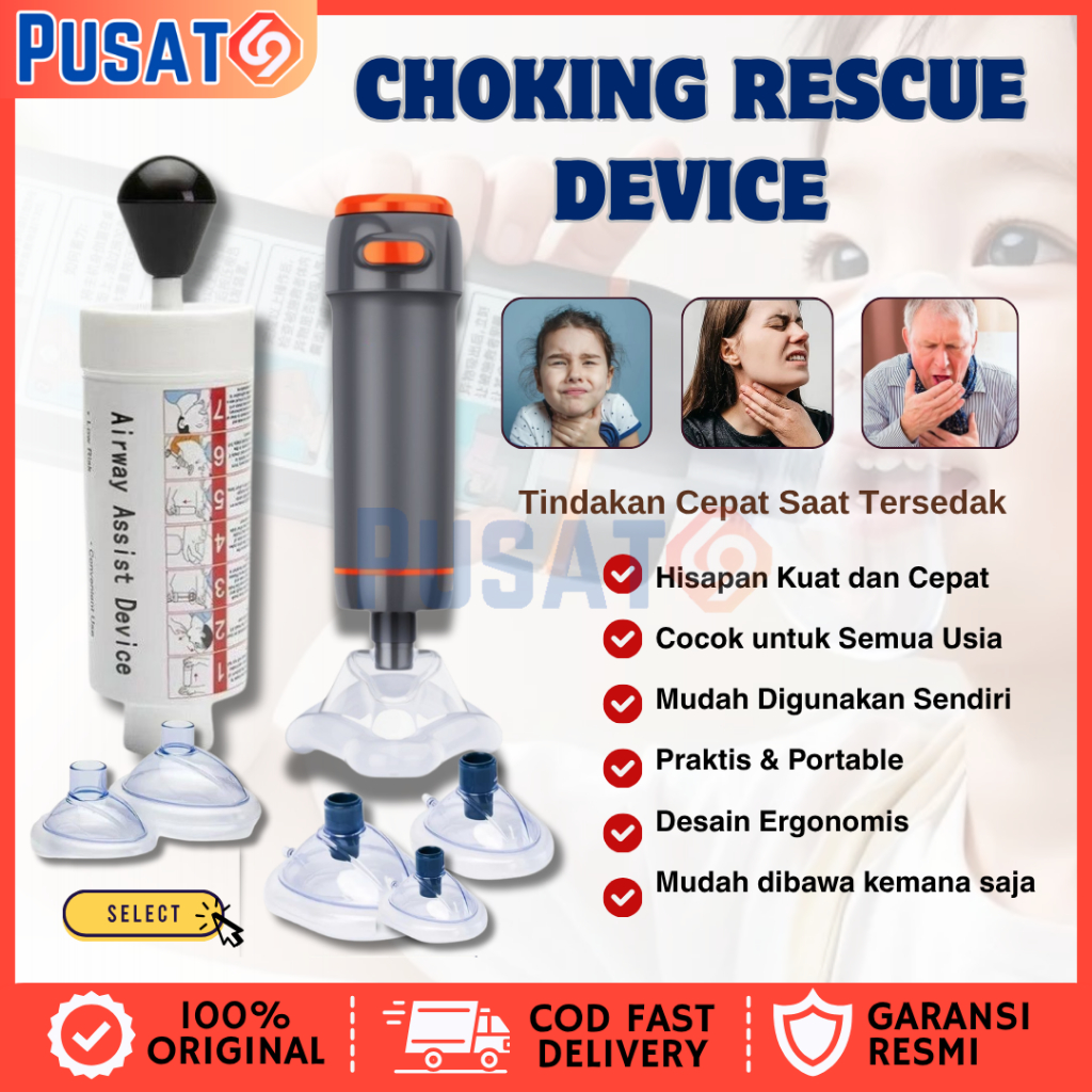 Jual PUSAT69 Choking Rescue Device Alat Pertolongan Pertama Anti ...
