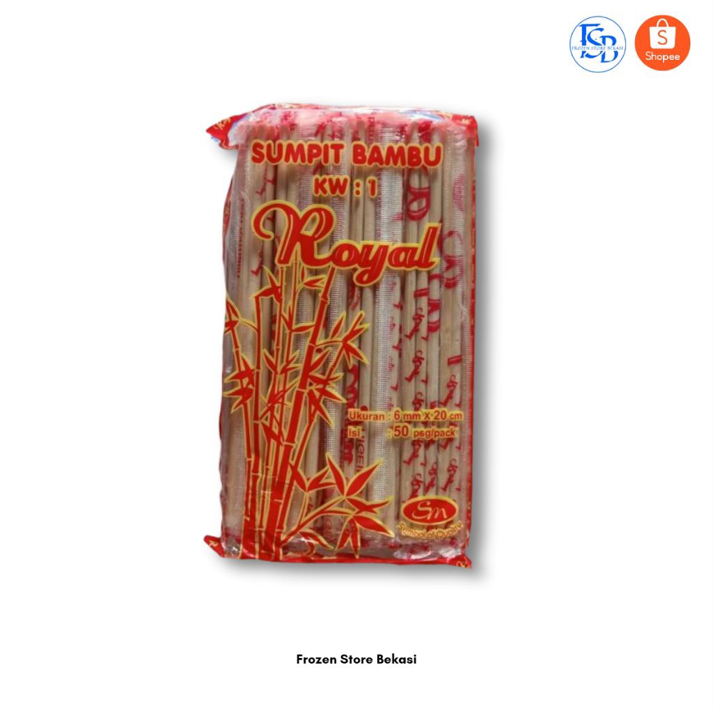 Jual SUMPIT BAMBU ROYAL ( 50 PASANG ) | Shopee Indonesia