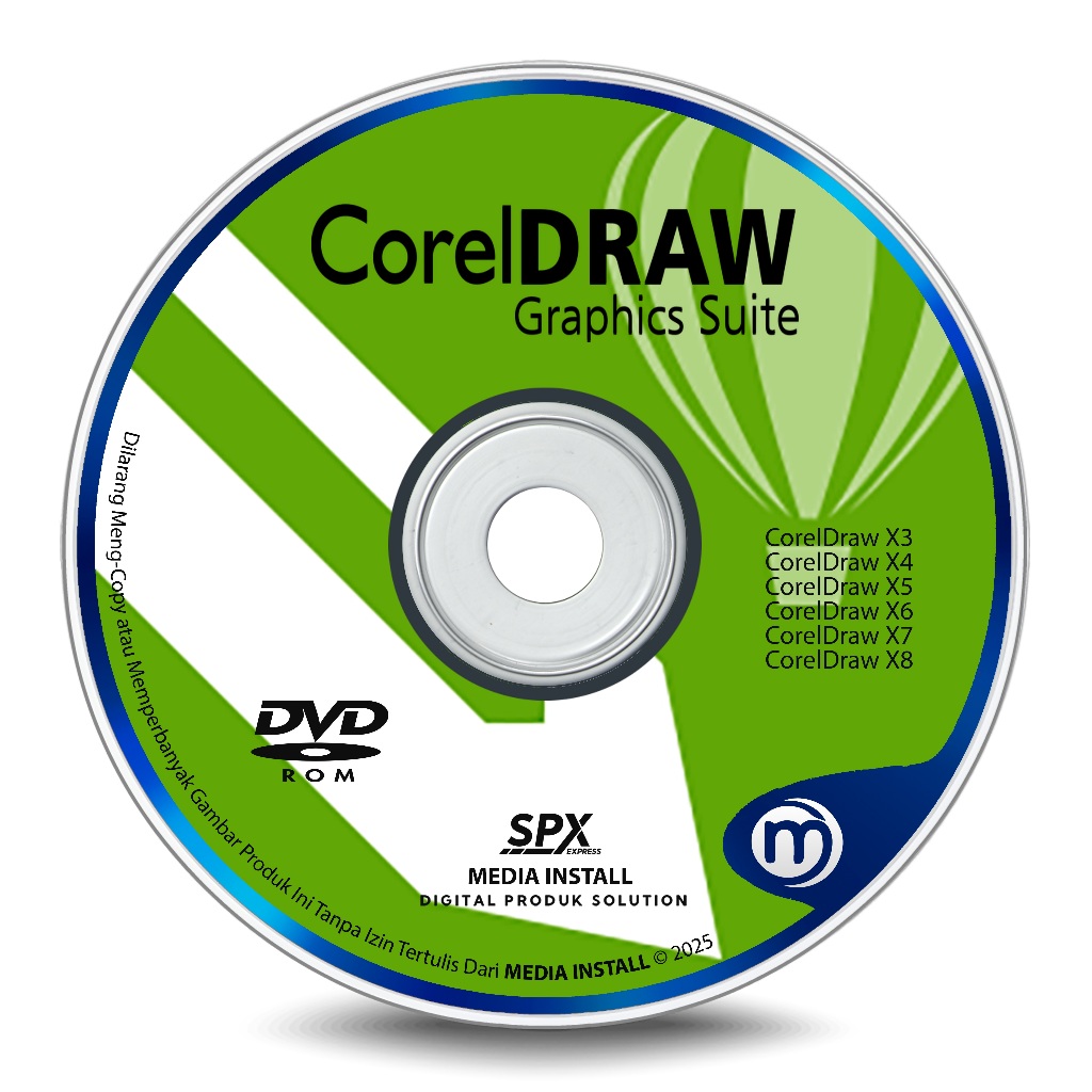 Jual BISA COD - CD/DVD INSTALLER CORELDRAW X3/X4/X5/X6/X7/X8 ⚡ ...