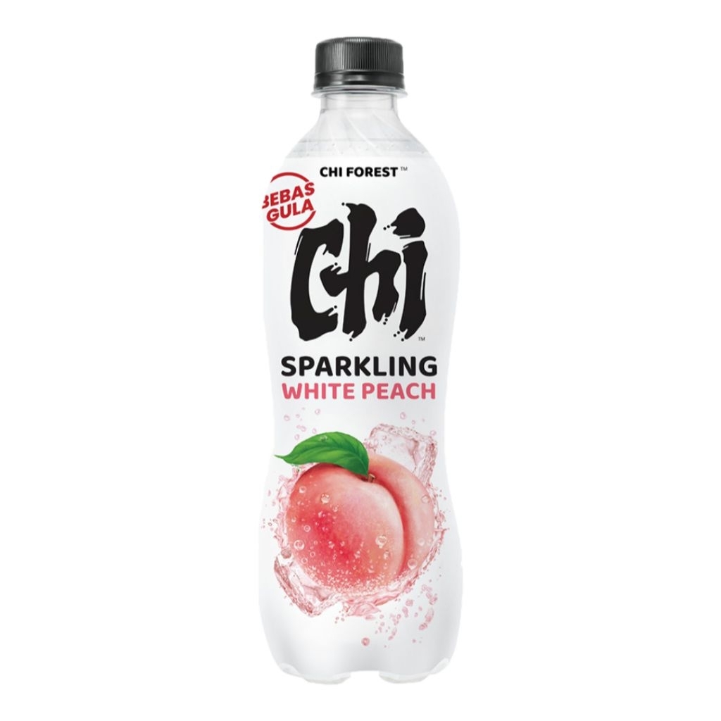 Jual Chi Forest Sparkling Water Peach Botol 480 ml | Shopee Indonesia