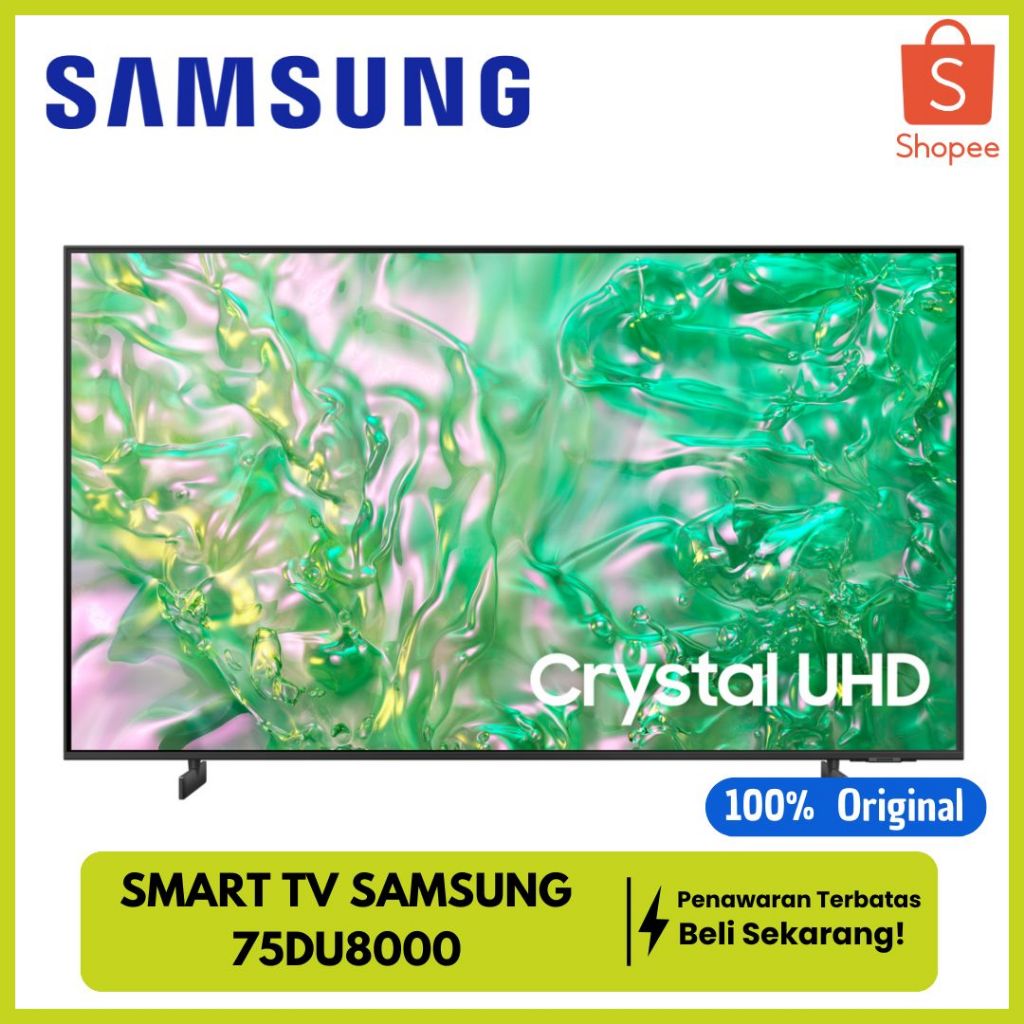 Jual SAMSUNG 75DU8000 SMART TV CRYSTAL UHD 4K HDR 75 INCH ...