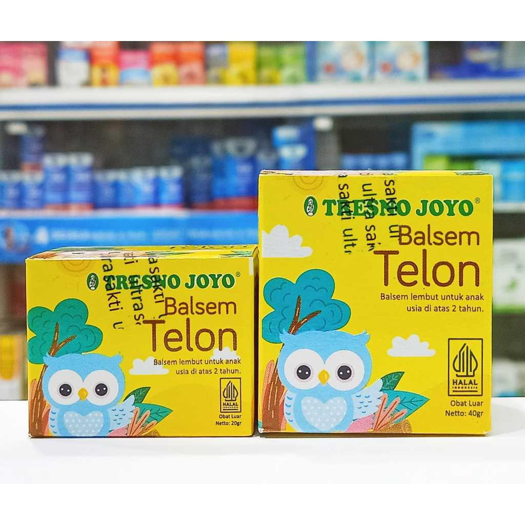 Jual TRESNOJOYO BALSEM TELON 20GR DAN 40GR - MEREDAKAN BATUK, PILEK ...